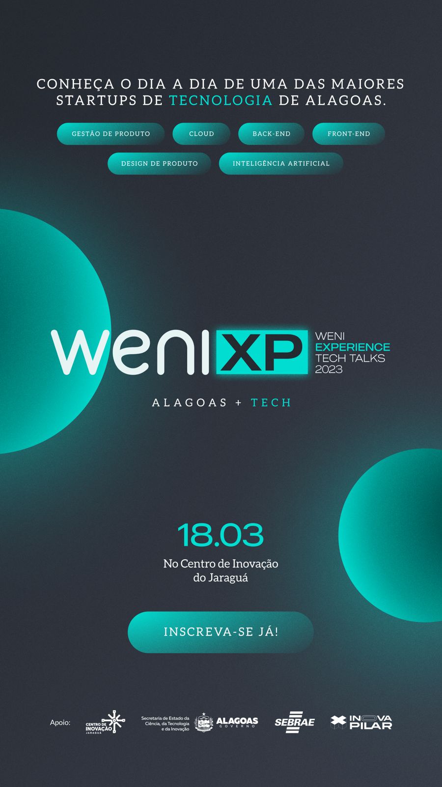 Time82 - Weni XP: Maceió recebe evento de imersão tecnológica no dia 18 ...